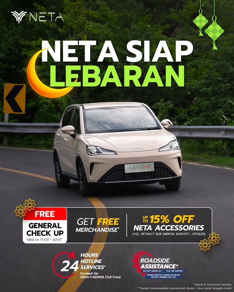 NETA Siap Lebaran: Ensuring a Worry-Free Electric Vehicle Journey for Mudik